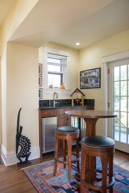 Stickley Inspired Kitchen - Craftsman - Home Bar - Kansas City - by ...