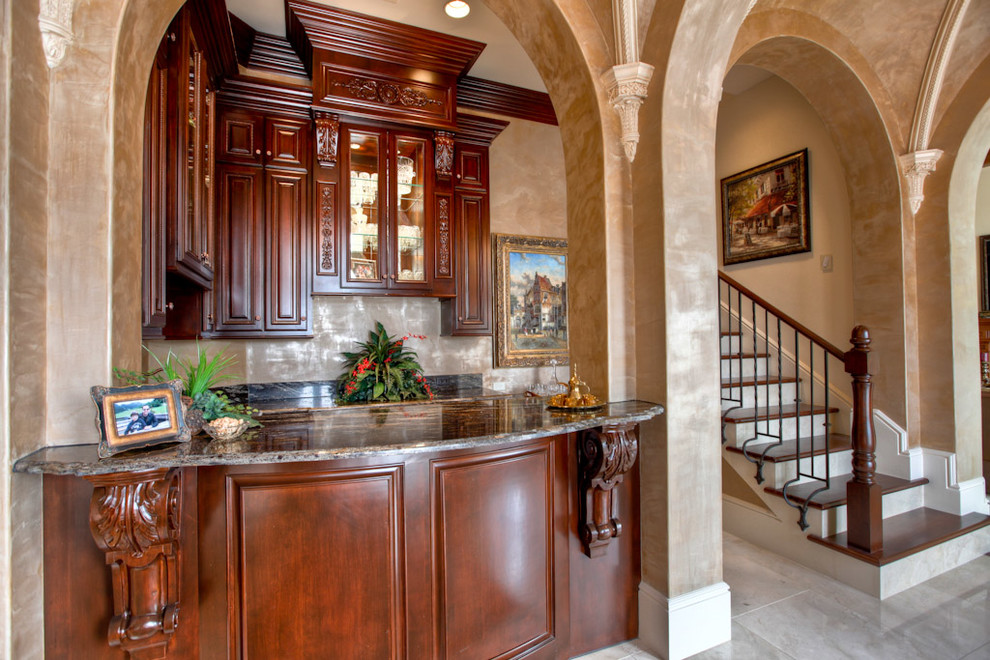 Sugarland Penninsula - Mediterranean - Home Bar - Houston - by ...