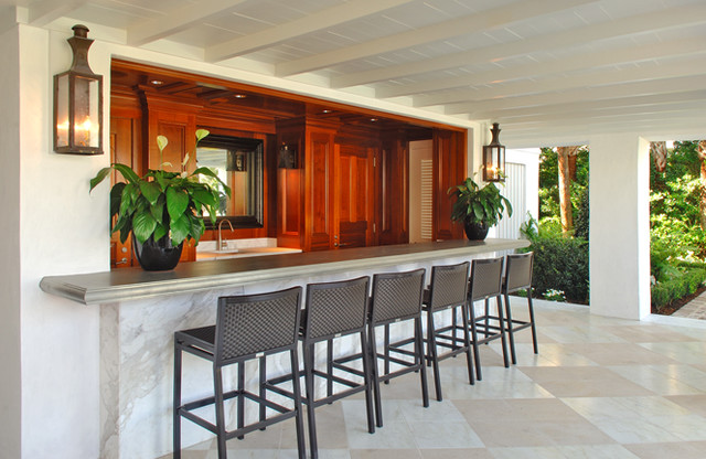 Sullivans Island Beach House with Island Influence - Pool Bar - Beach ...