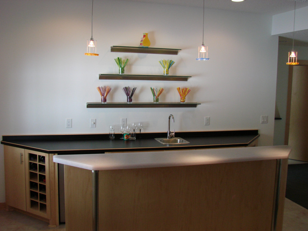 Take a Peek Inside Our Millwork Shop - Home Bar - Minneapolis - by ...