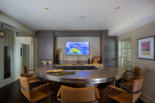 Terrace Level Bar - Contemporary - Home Bar - Atlanta - by Handcrafted ...