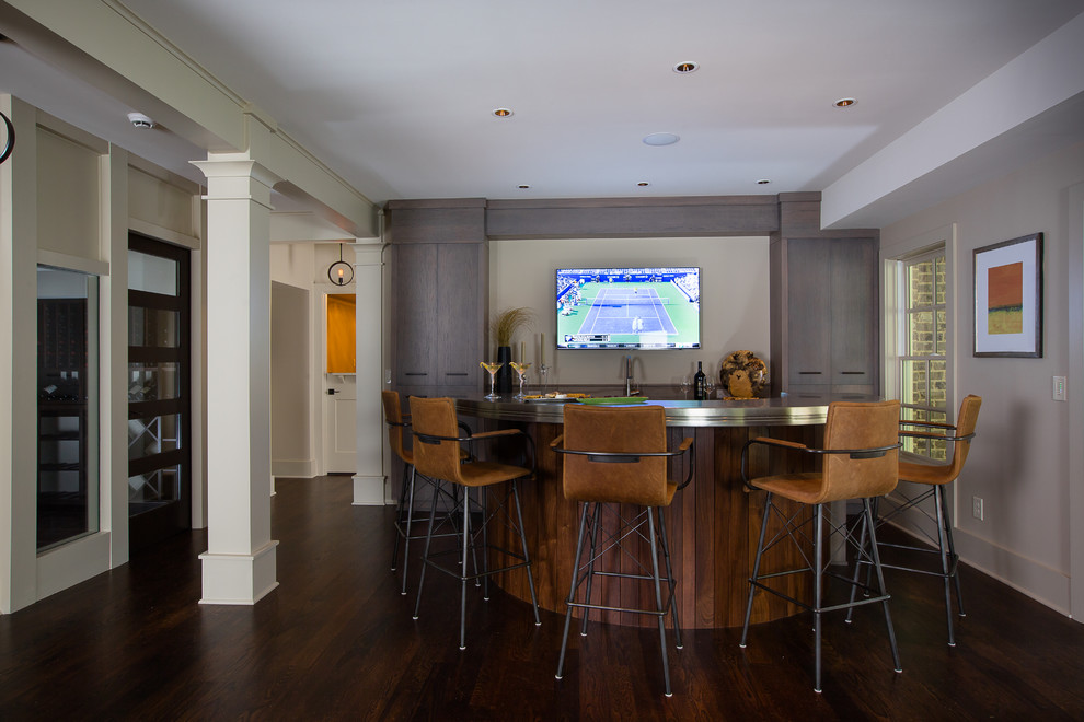 Terrace Level Entertainment Space - Contemporary - Home Bar - Atlanta ...