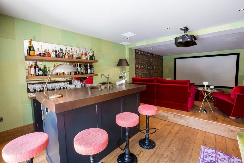 The Electric Townhouse - Home Bar - London - by Inspired Dwellings | Houzz