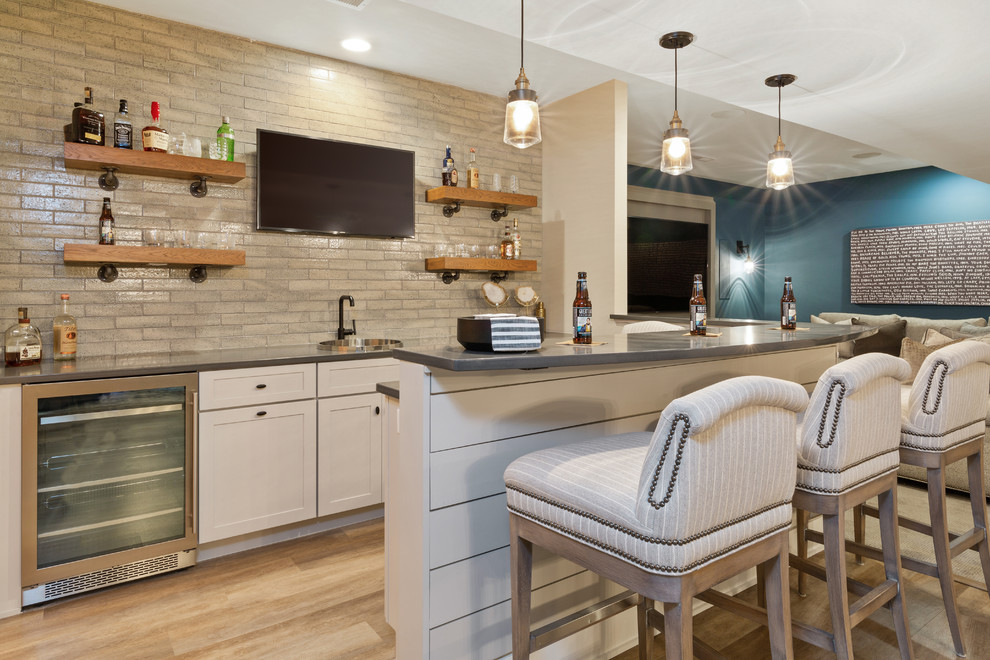 "The Woodburn" in Homearama 2018 - Farmhouse - Home Bar - Cincinnati ...