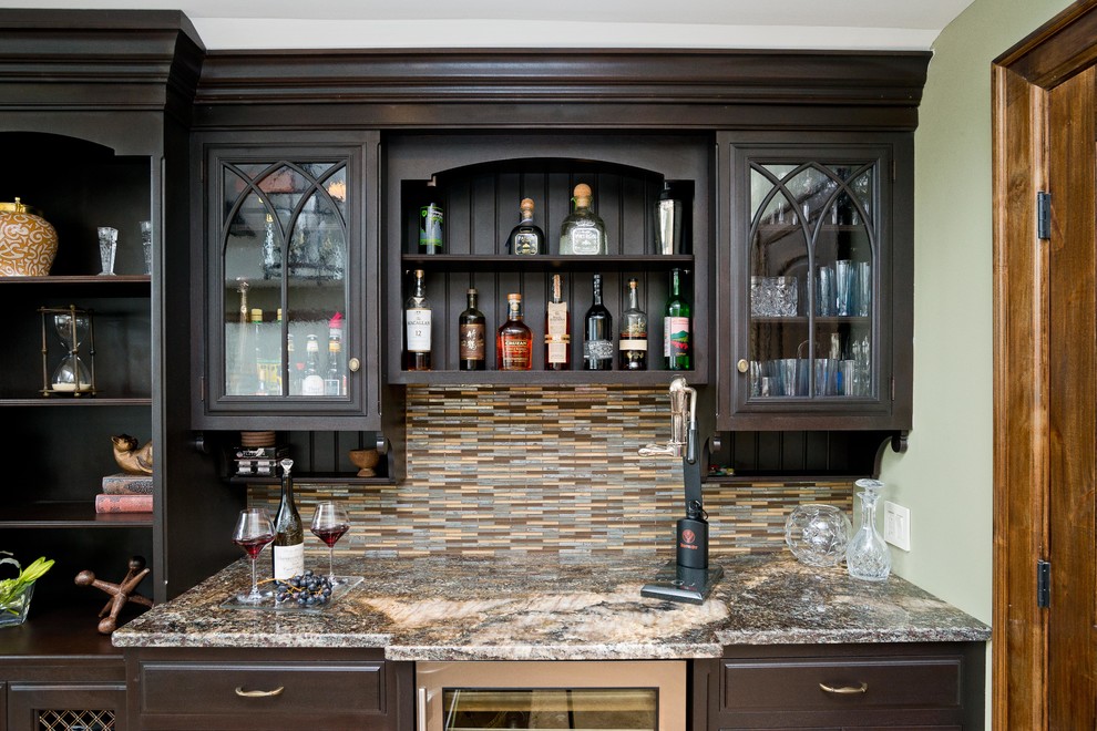 Traditional - Traditional - Home Bar - New York - by Merrick Kitchen ...