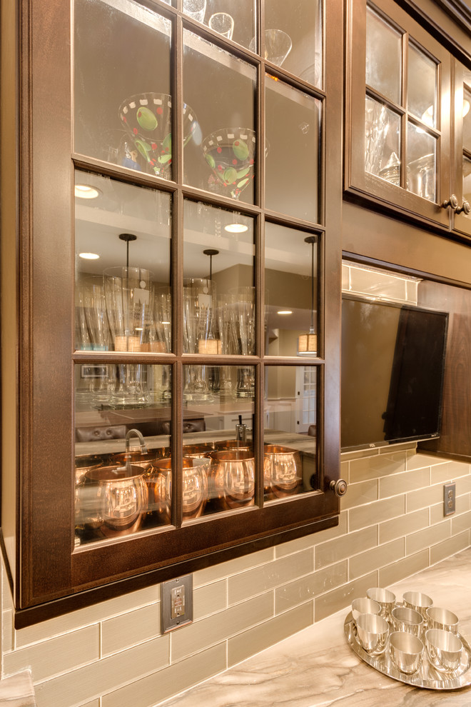 Traditional Wet Bar Design Leesburg VA by Reico - Traditional - Home ...