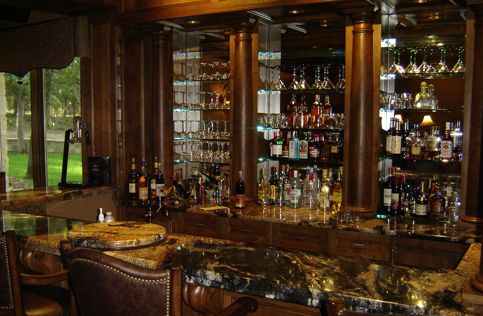 Transitional Country Ranch - Traditional - Home Bar - Austin - by ...