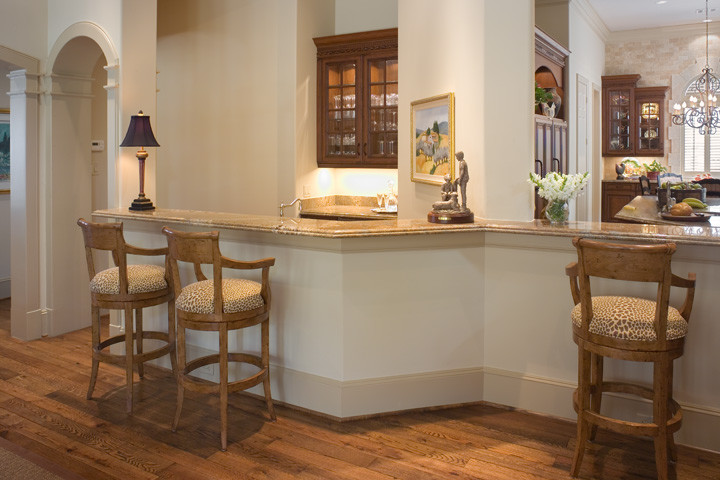 Tuscan Home Bar - Traditional - Home Bar - Houston - by Cabinet ...
