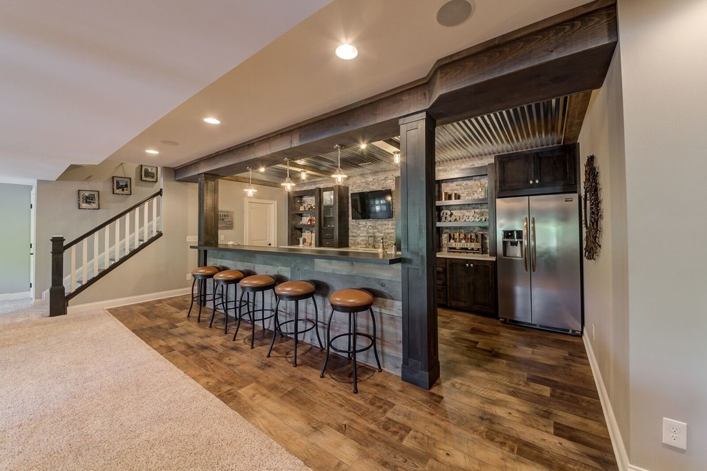 Union Basement - Rustic - Home Bar - Cincinnati - by Hammerhead ...