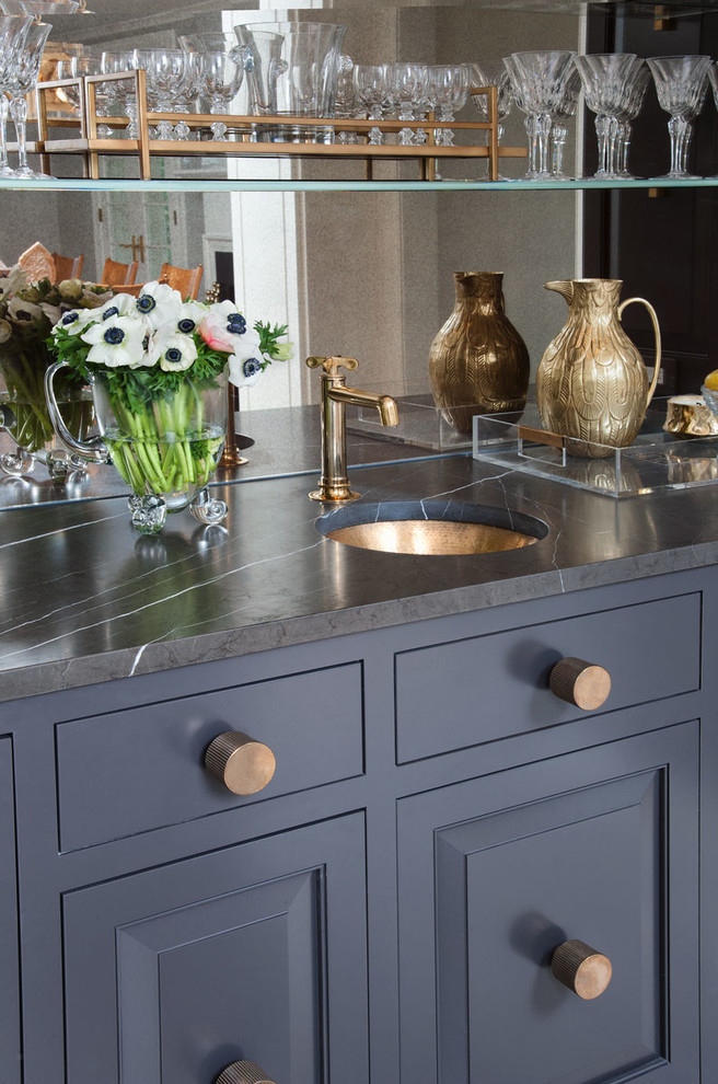 Updated Colonial - Traditional - Home Bar - DC Metro - by Thomson ...