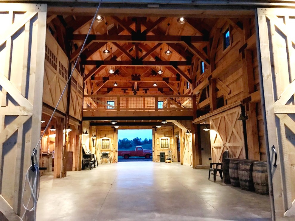 Utility Barn in Colorado - Craftsman - Home Bar - Miami - by Beam Barns ...