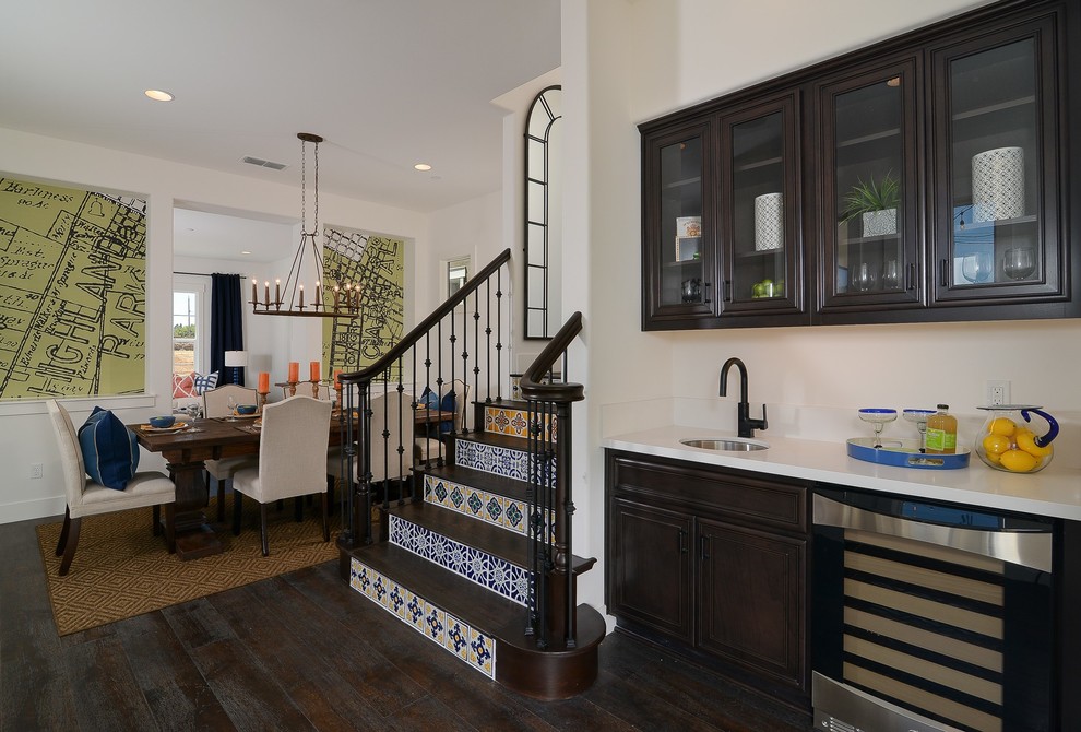 Vibrant Spanish Villa - Mediterranean - Home Bar - Sacramento - by ...