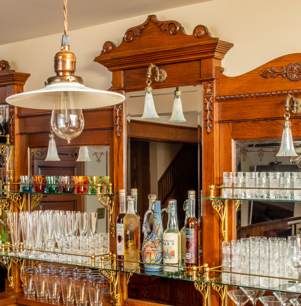 Victorian Style Bar - Home Bar - Minneapolis - by David Heide Design ...