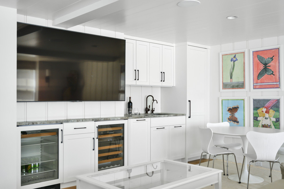 Watch Hill Waterfront - Beach Style - Home Bar - Providence - by Glenn ...