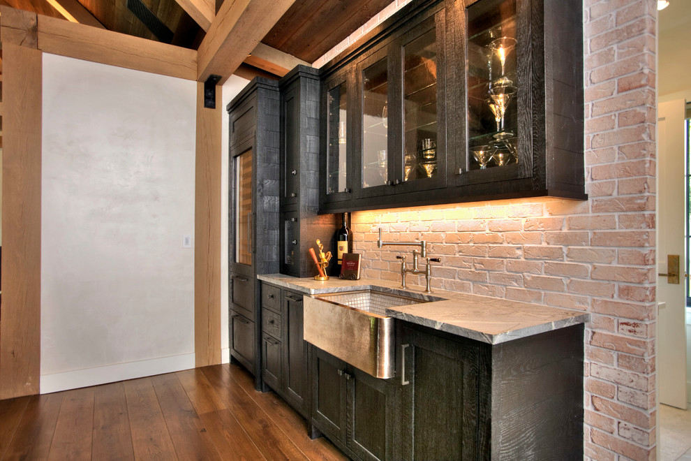 Westport Custom Post & Beam - Rustic - Home Bar - Other - by Segerson ...