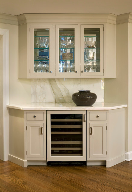 White Kitchen I - Transitional - Home Bar - New York - by Jennifer ...