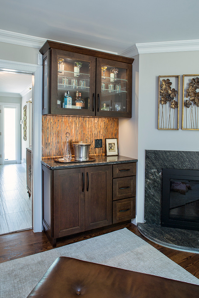 White Shaker Kitchen - Transitional - Home Bar - Other - by East Hill ...