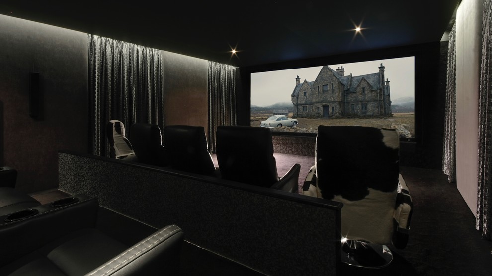 Home Cinema - Modern - Home Theater - London - by Immersive Cinema ...