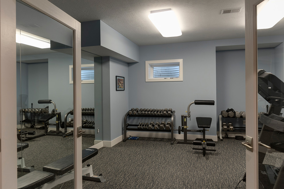 9818 Sumner Drive - Contemporary - Home Gym - Other - by MADIA HOMES ...