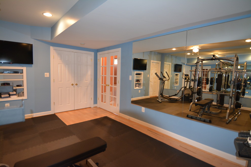Basement Exercise Room - Home Gym - Baltimore - by Clarksville ...
