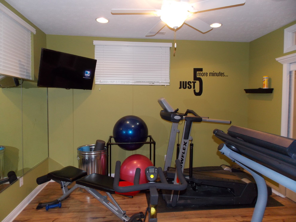 Basement Exercise Room - Traditional - Home Gym - Indianapolis - by CMH ...