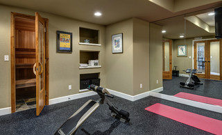 Basement Gym and Sauna - Transitional - Home Gym - Denver - by FBC ...
