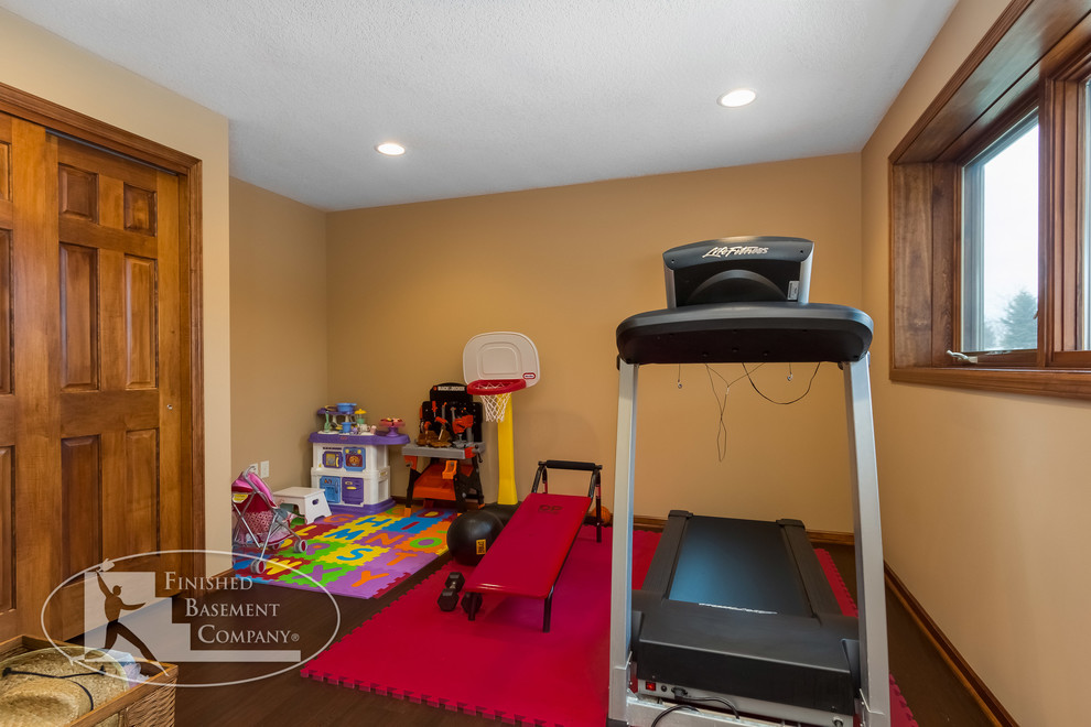 Basement Workout Room - Traditional - Home Gym - Minneapolis - by FBC ...