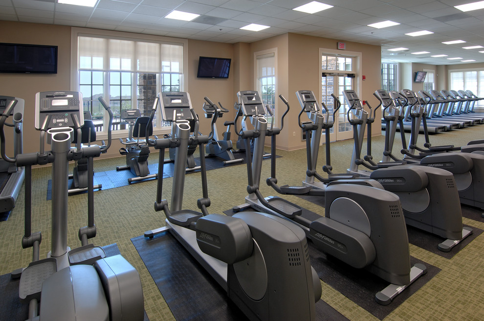 Commercial Clubhouse Interior Design - Traditional - Home Gym - Orlando ...