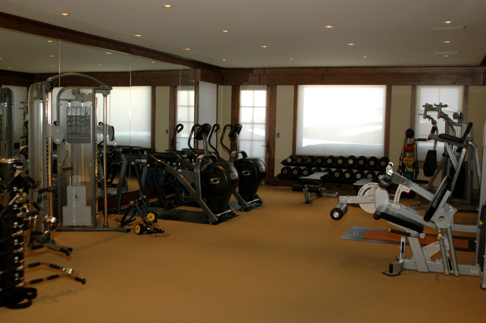 Diamond Star Ranch - Rustic - Home Gym - Denver - by RMT Architects | Houzz
