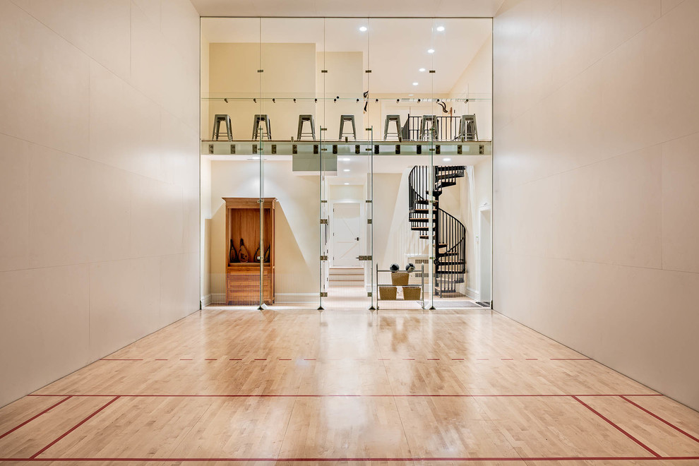 Family Sports Barn - Farmhouse - Home Gym - New York - by Crisp ...