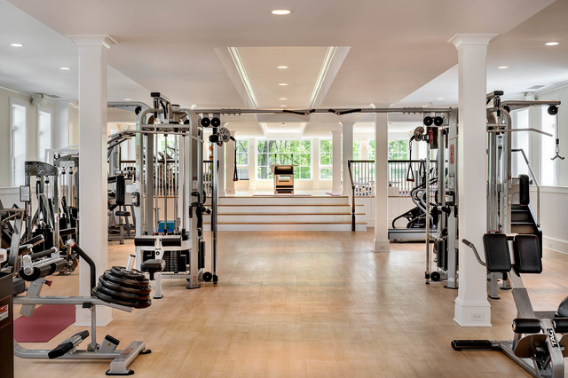 Family Sports Barn - Country - Home Gym - New York - by Crisp ...