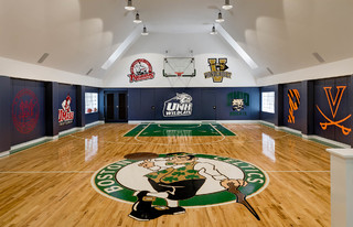 Family Sports Barn - Farmhouse - Home Gym - New York - by Crisp ...