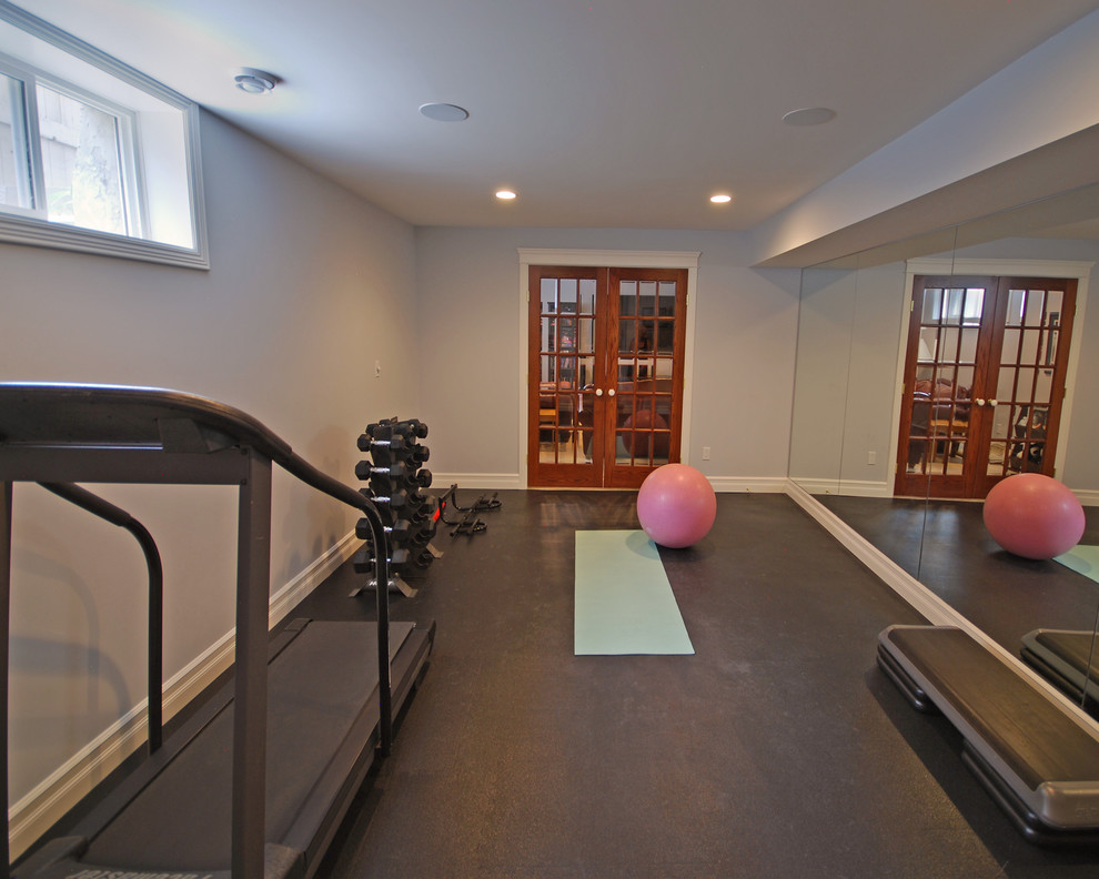 Glenora 11 - Traditional - Home Gym - Edmonton - by Aquarian ...