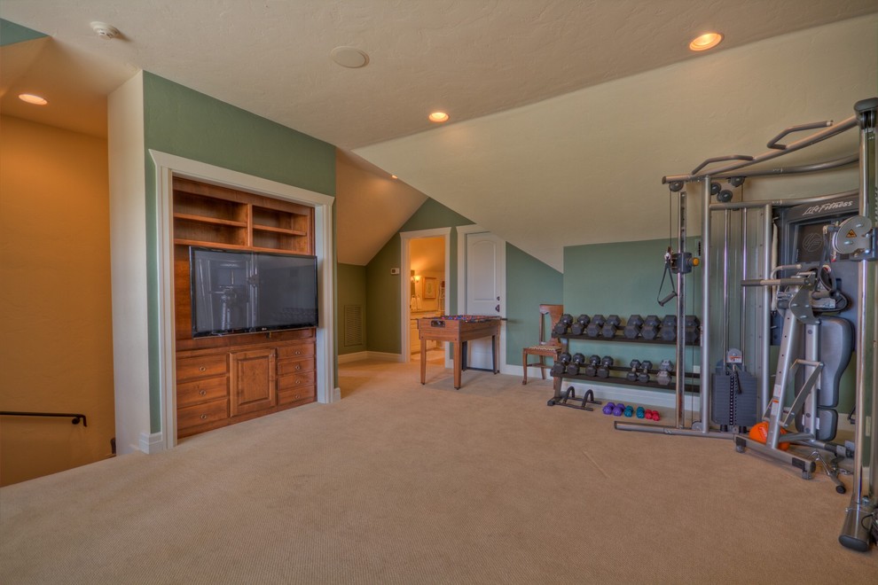 Hill Country Ranch II - Traditional - Home Gym - Austin - by Tony ...