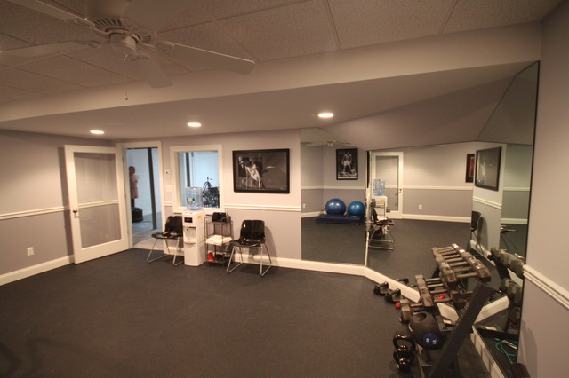Home Gym - Traditional - Home Gym - New York - by Joseph Pastore Custom ...