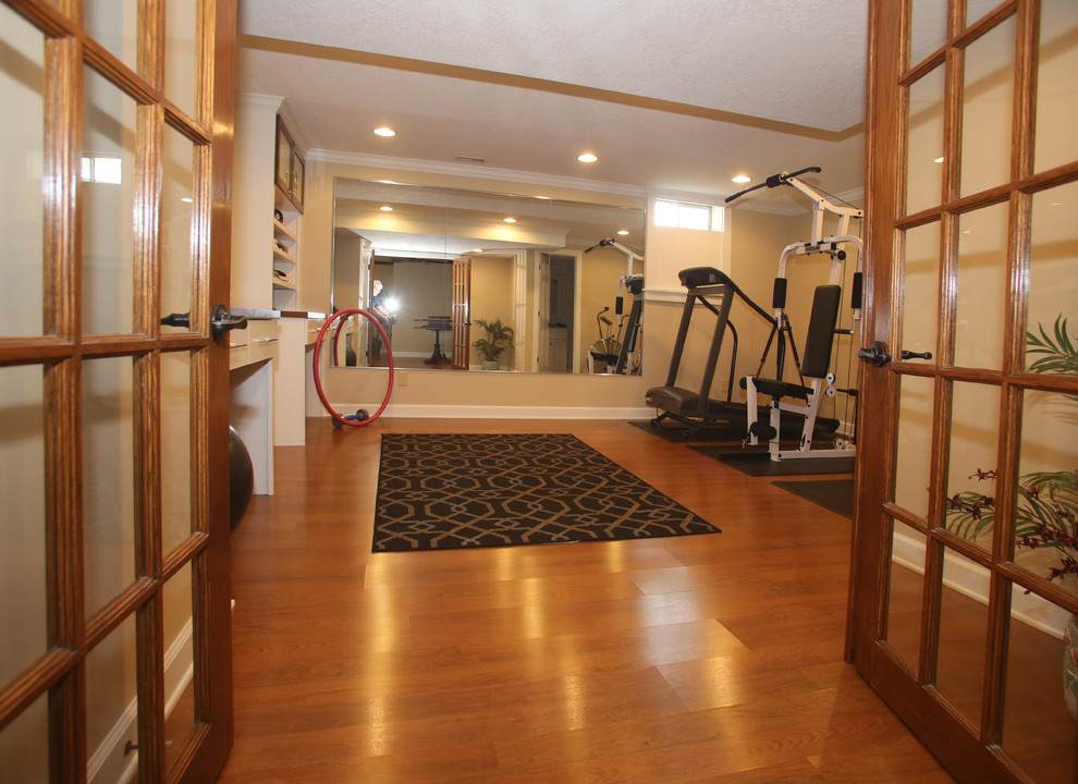 Home Gym Remodel - Transitional - Home Gym - Chicago - by HomeFront ...