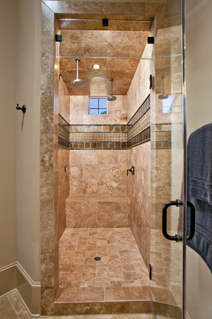 Home Gym Shower area - Traditional - Home Gym - Austin - by Authentic ...
