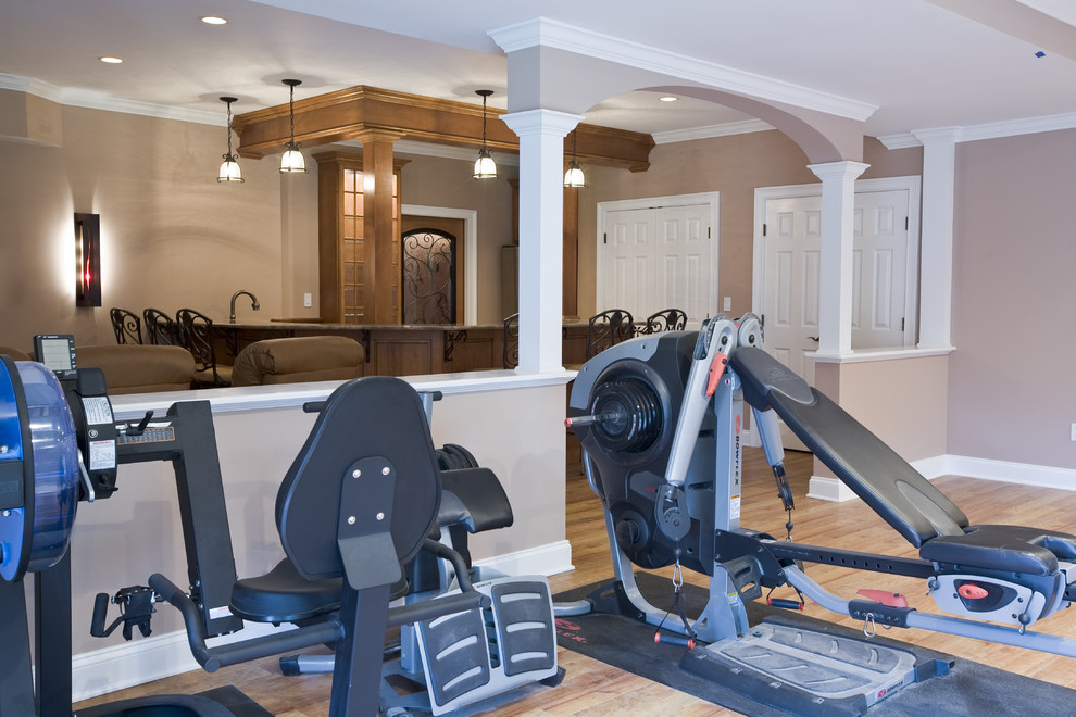 Home Gym - Traditional - Home Gym - New York - by Simply Baths ...