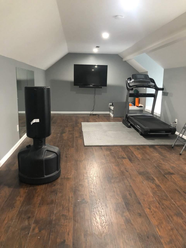 Home Renovation. Attic remodel - Home Gym - Other - by Harmony Design ...