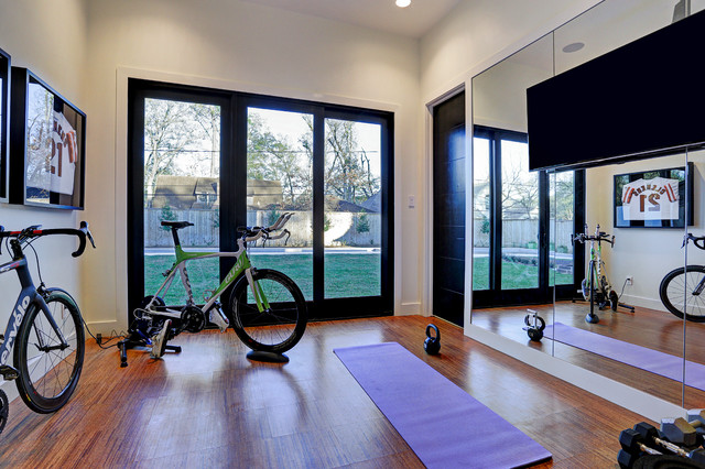 Modern Design - Modern - Home Gym - Houston - by Stone Acorn Builders ...