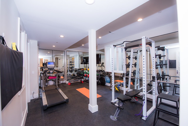 Modern Farm House - Home Gym - Chicago - by Schwarz Lewis Design Group ...