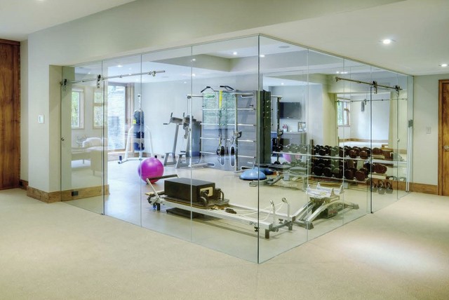 Morrison Heights Drive - Contemporary - Home Gym - Toronto - by Bachly ...