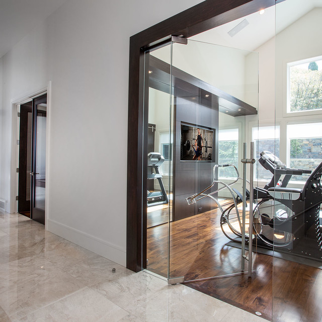 Mountain Contemporary - Contemporary - Home Gym - Salt Lake City - by ...