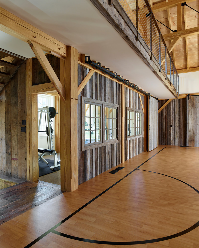 New Barn - Farmhouse - Home Gym - Philadelphia - by Pinemar, Inc | Houzz