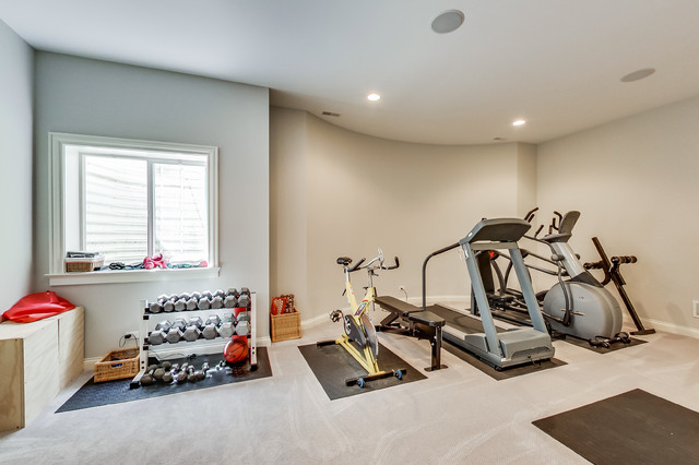 New World French - Traditional - Home Gym - Chicago - by A. Perry Homes ...