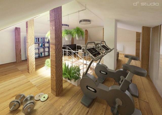 Personal GYM in the attic - Modern - Home Gym - Other - by D2 Studio ...