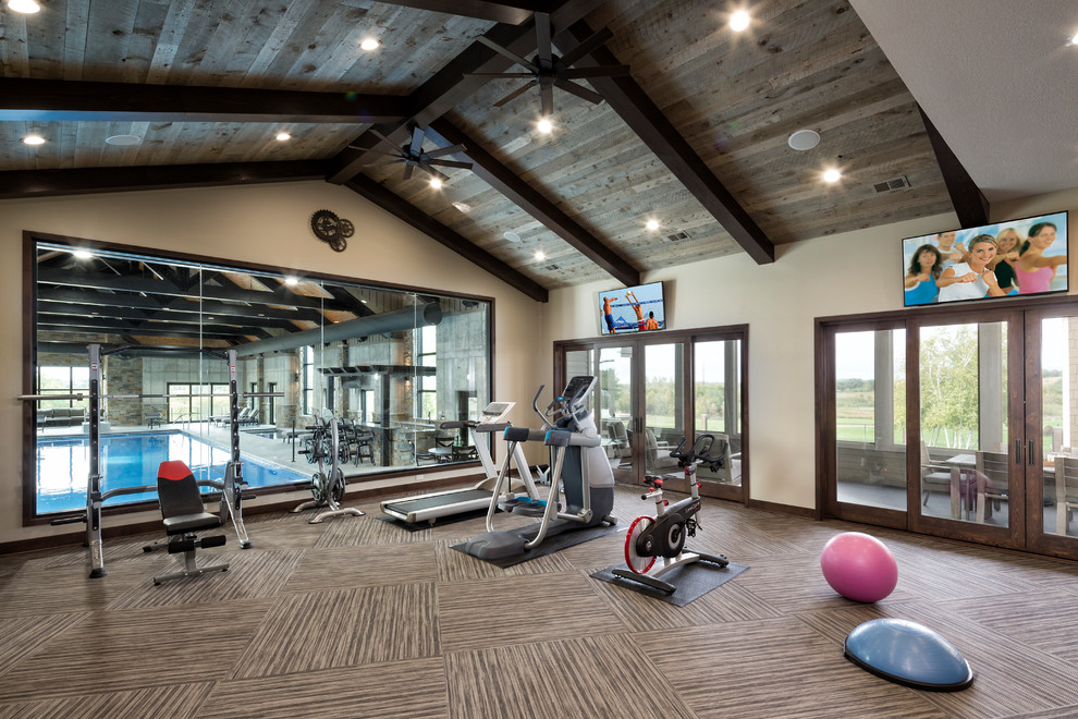 Pool Addition - Home Gym - Minneapolis - by Highmark Builders | Houzz