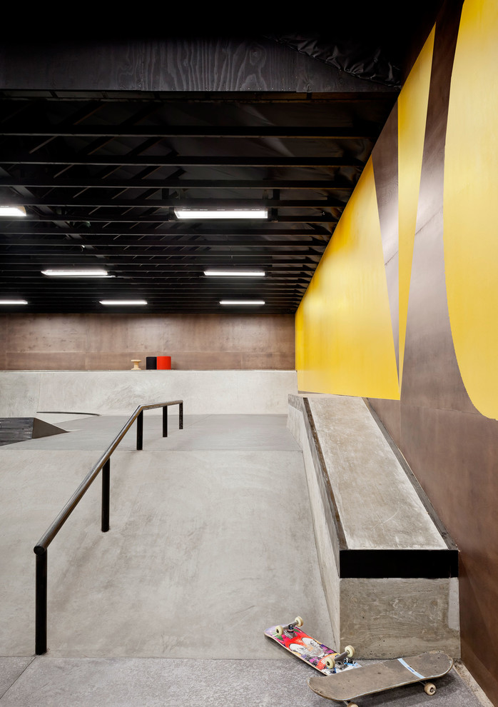 Private Skatepark - Home Gym - Seattle - by NB Design Group, Inc | Houzz UK