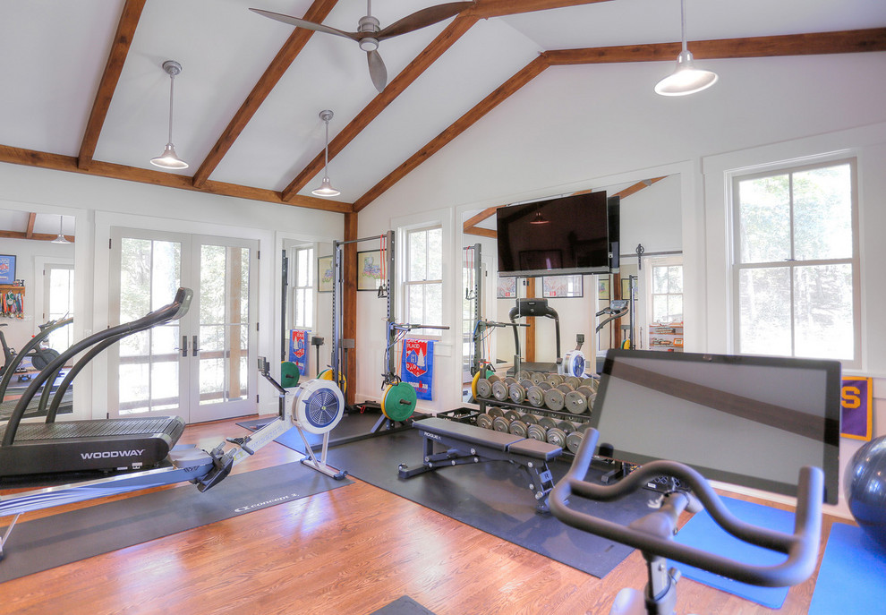 River Run - Farmhouse - Home Gym - Bridgeport - by CK Architects | Houzz