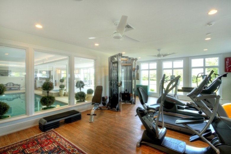 Riverfront Retreat - Contemporary - Home Gym - Boston - by The MZO ...